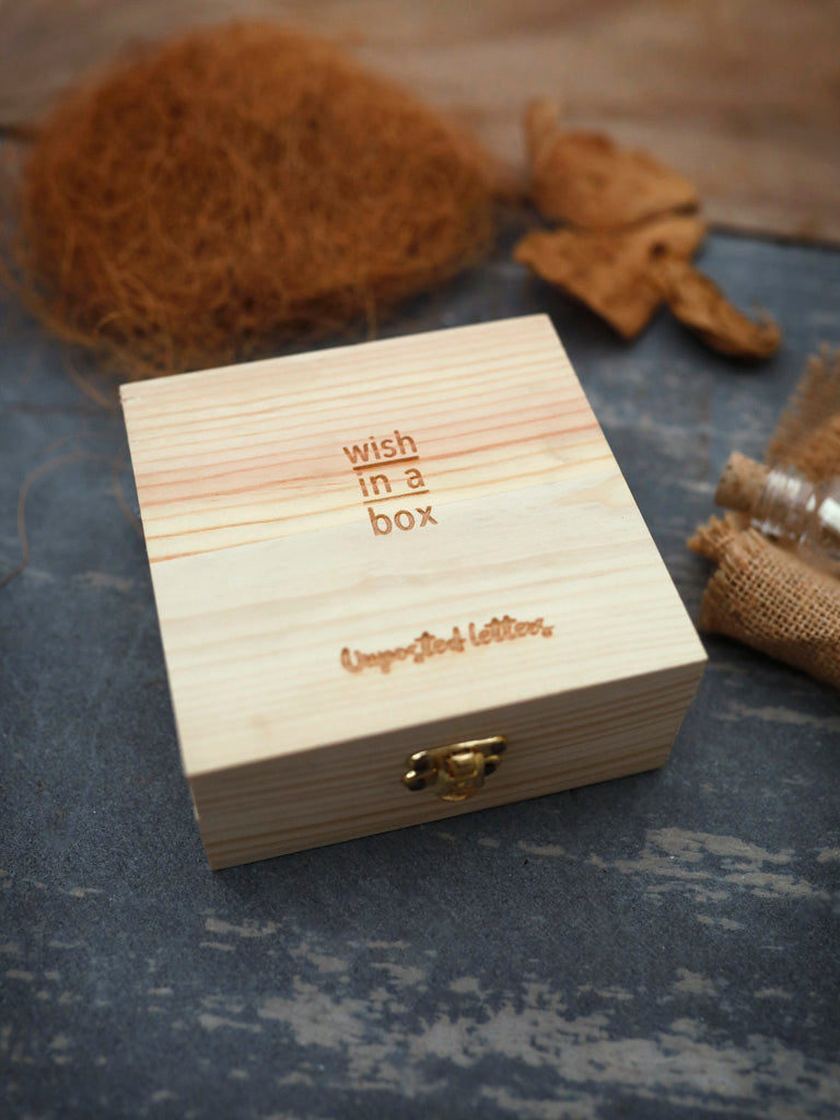 Wish in a box | Limited Edition | Unposted Letters | Art of Wishing