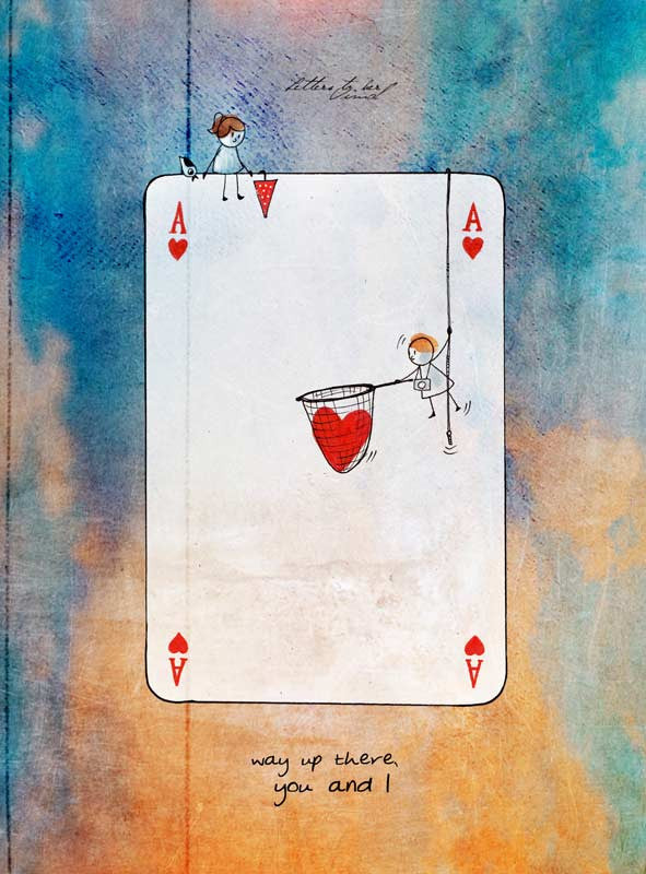 Way up there | Mini Art | Framed Art | Unposted Letters | Limited Edition